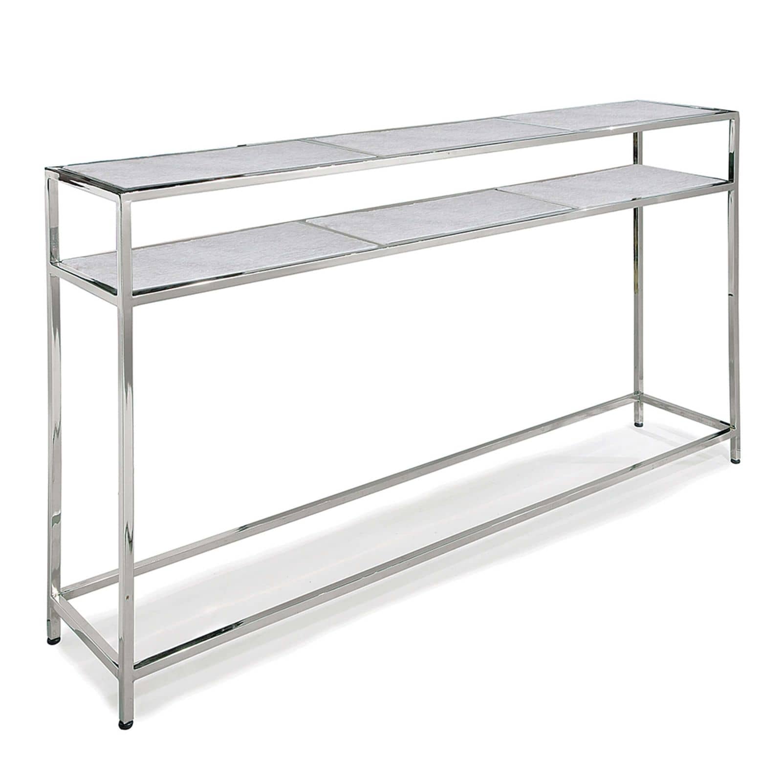 Echelon Console Table Polished Nickel Regina Andrew